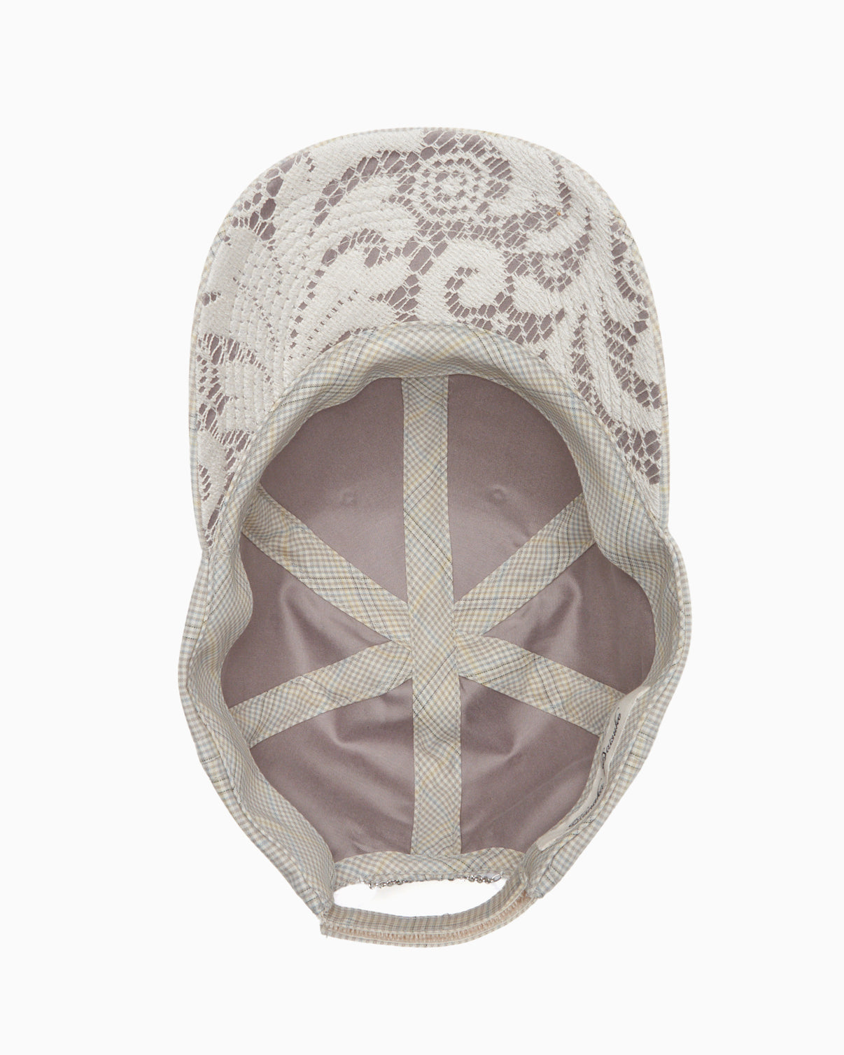 Cartoon angel wing check cap – tanakadaisuke