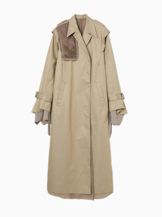 double collar velvet dress coat – tanakadaisuke