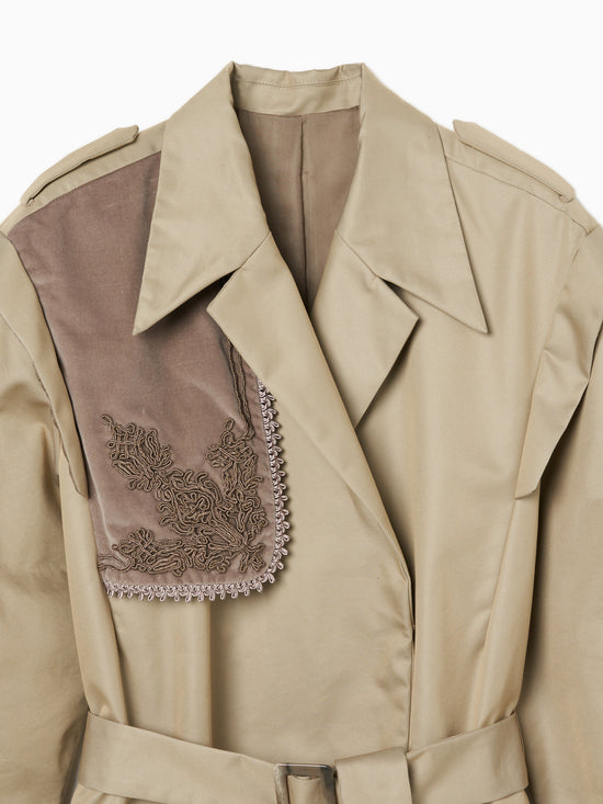 double collar velvet dress coat – tanakadaisuke