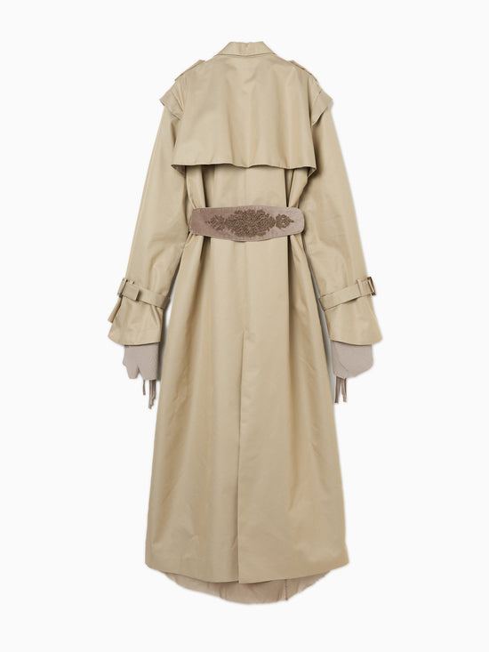 double collar velvet dress coat – tanakadaisuke