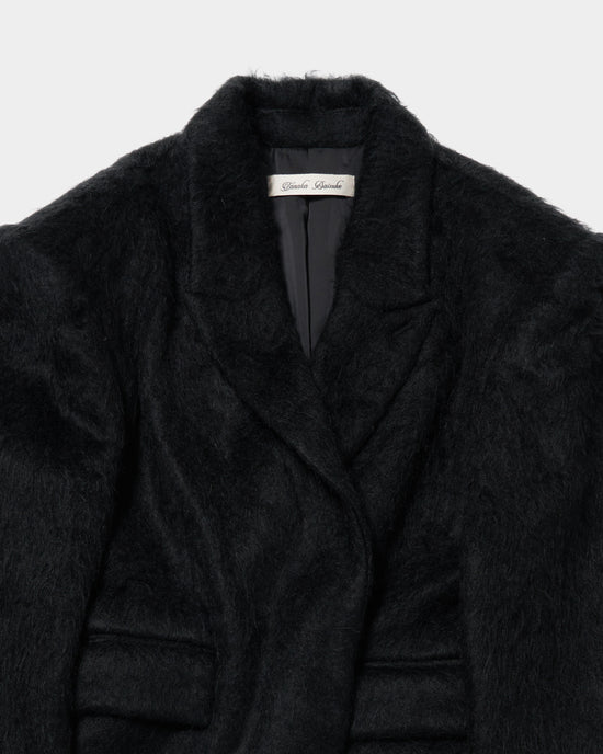 power shoulder mohair tail coat【Delivery in February 2026】 – tanakadaisuke