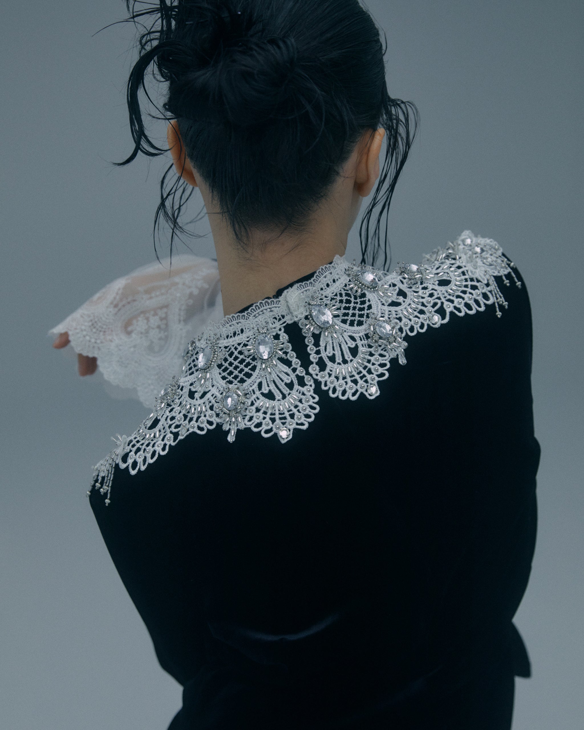 NEW crystal bijou white collar【Delivery in March 2024】 – tanakadaisuke